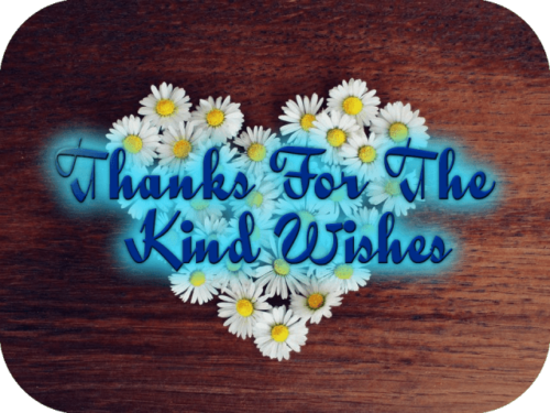 Thanks For The Kind Wishes | Rob Knowlan