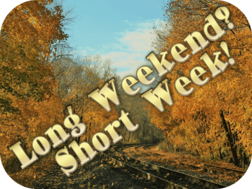 Long Weekend? Short Week! | Rob Knowlan