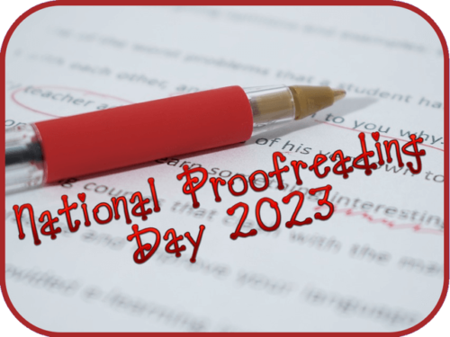 National Proofreading Day 2023 | Rob Knowlan