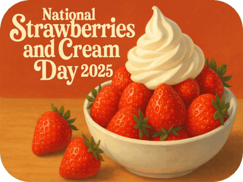 National Strawberries and Cream Day 2025 | Rob Knowlan